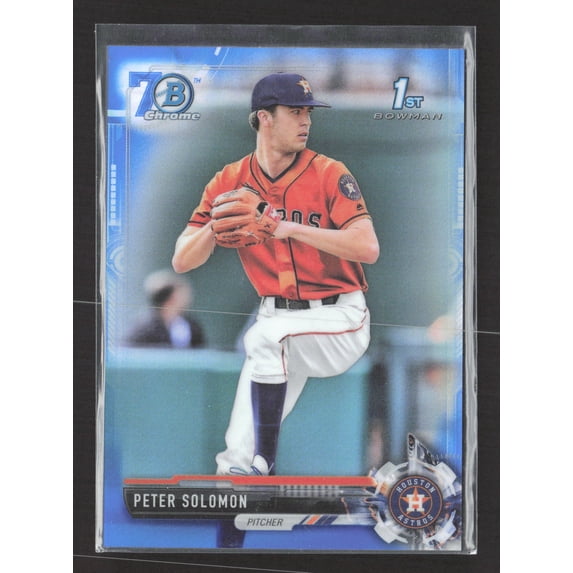 2017 Bowman Draft Chrome Peter Solomon #BDC-148 Blue Refractor /200 ...
