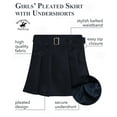 Beverly Hills Polo Club Girls School Uniform Skirt - Belted, Two Tab ...