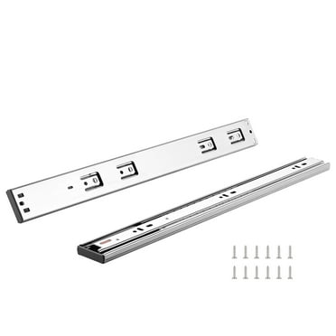 8~20Inch Cold Rolled Steel Drawer Slides Close Drawer Track Rail ...