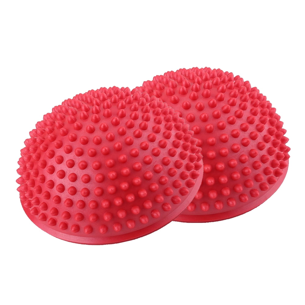 Noref PVC Inflatable Half Yoga Balls Massage Point Fitball Exercises ...