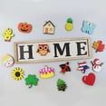Yihuala Interchangeable Front Door Home Sign with 15 Changeable Icons ...