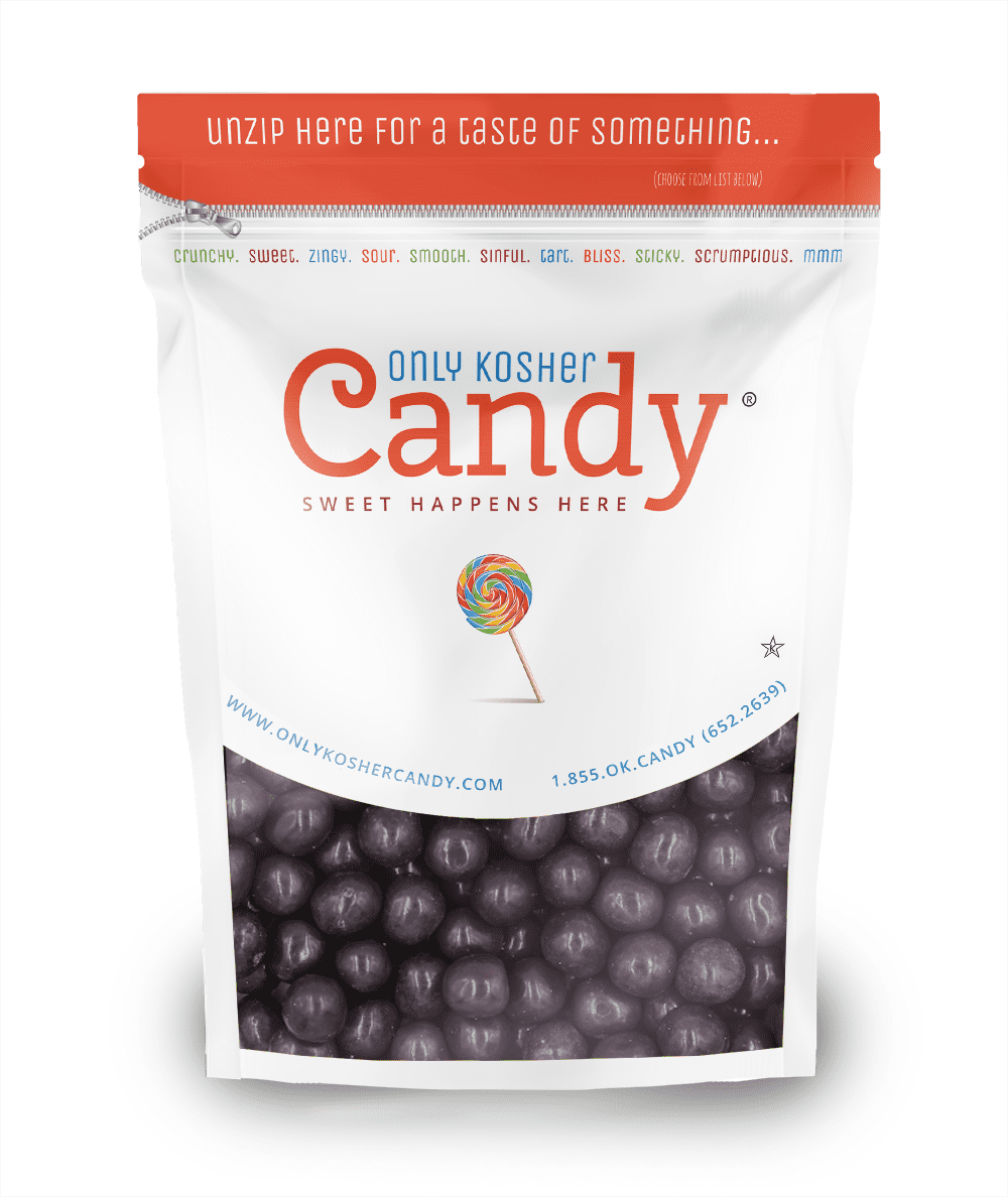 Only Kosher Candy Grape Fruit Sours Flavored Round Sour Candy for Kids ...