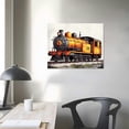 GOSMITH Train Print Watercolor Transportation Steam Locomotive ...