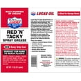 Lucas Oil Red N Tacky Spray Grease 11 Ounce Easy Grip Can 8" Height 2. ...