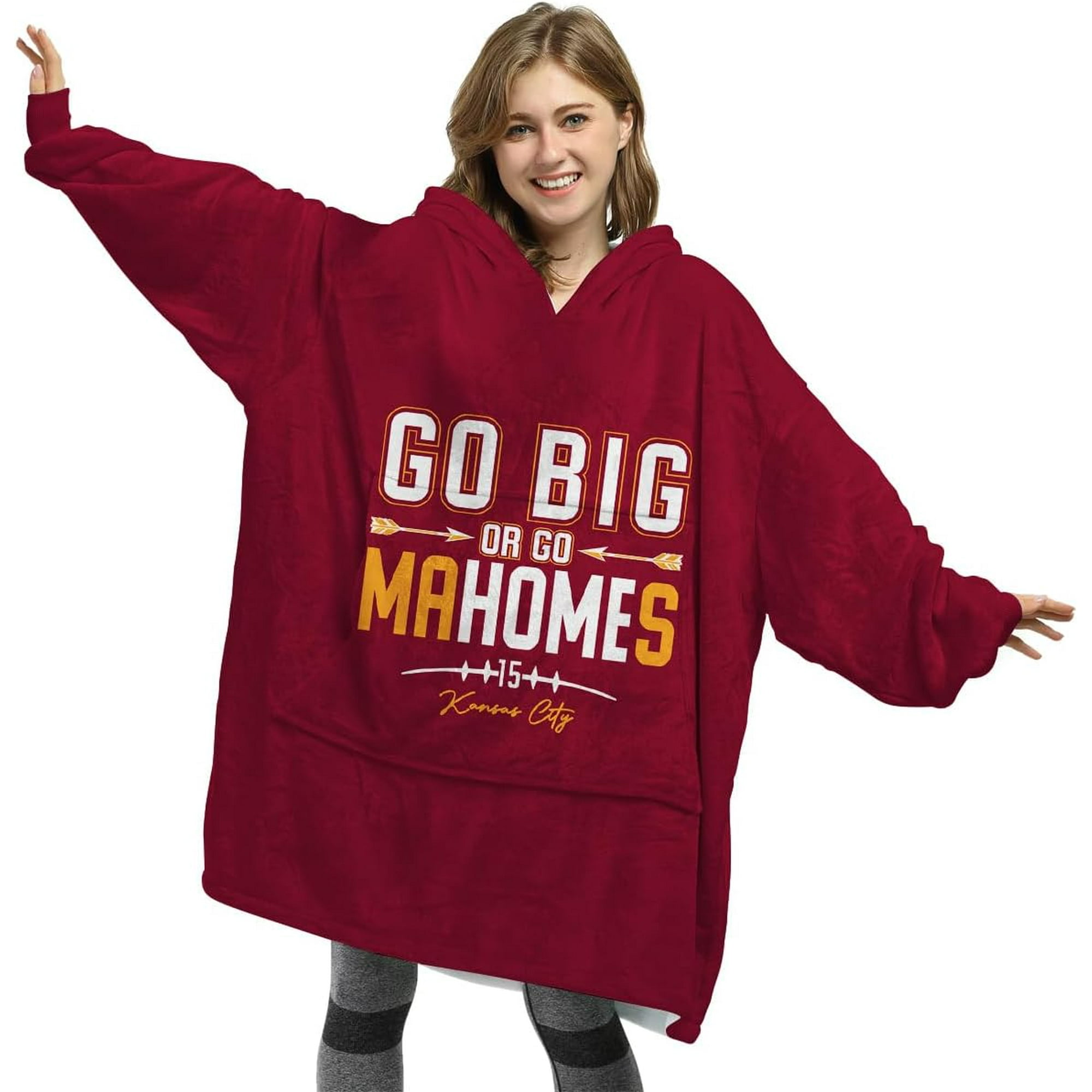 Click here for Walfour Mahomes Wearable Blanket Hoodie Patrick -... prices