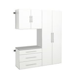 Prepac HangUps 60" Storage Cabinet Set B, 3 Pieces, White - Walmart.com
