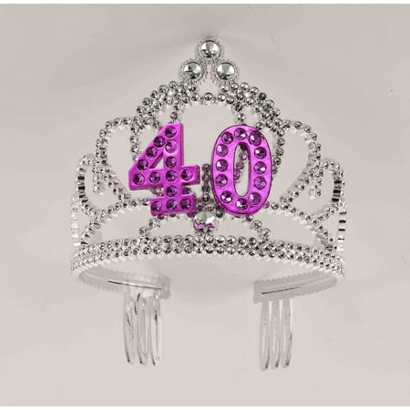 40th Birthday Princess Tiara Crown Party Princess Plastic Tiara ...