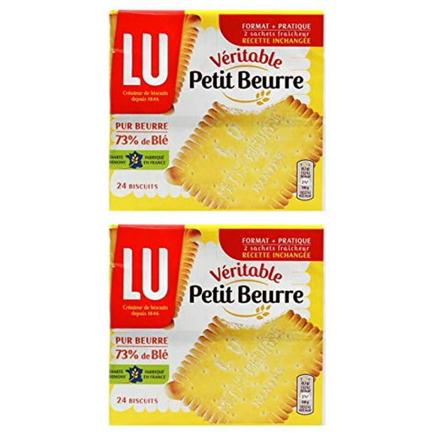 From France Lu Petit Beurre Biscuits 7 oz Pack of 2 - Walmart.com