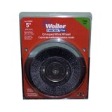 Weiler Vortec Pro 5 in. Crimped Wire Wheel Brush Carbon Steel 6000 rpm ...
