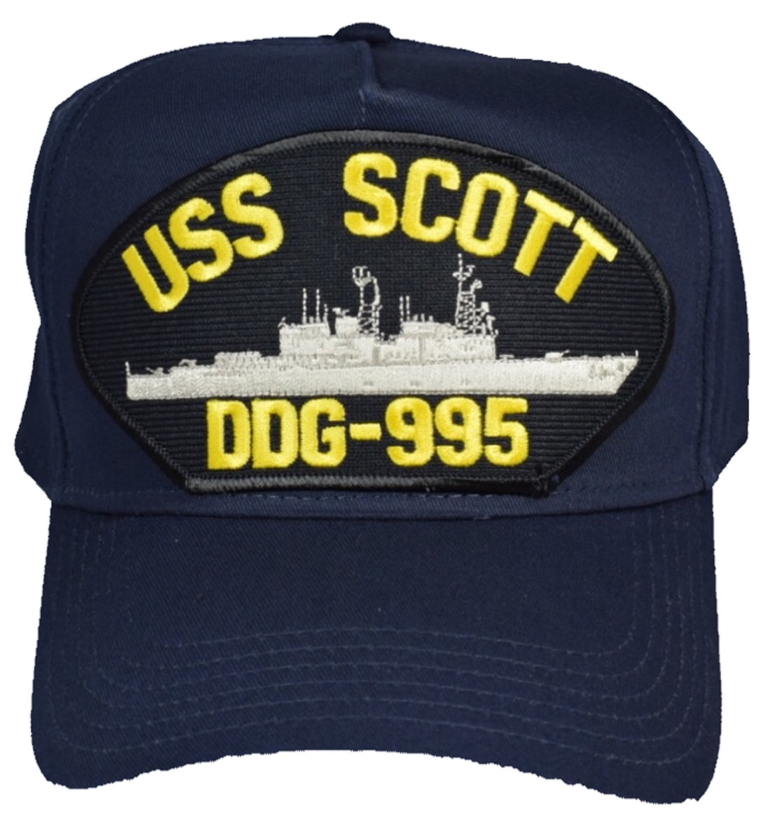 USS SCOTT DDG-995 HAT - NAVY BLUE - Veteran Owned Business - Walmart.com