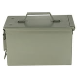 Strategy 50 Caliber Metal Ammo Storage Box 12 in. x 6.125 in. x 7.25 in ...