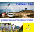 Shower Head, Portable Pump Battery Powered Portable Pump Ipx7 5000mah ...