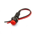 2x Red Round Circle Momentary Reset Push Button Switch Wired Car/Truck ...