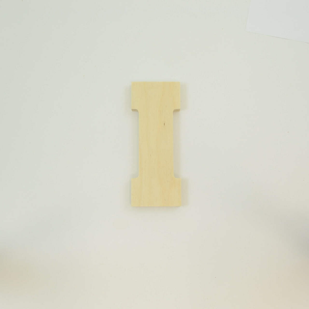 Package of 1, 14 Inch X 1 Thickness Baltic Birch Wood Letter I in The ...