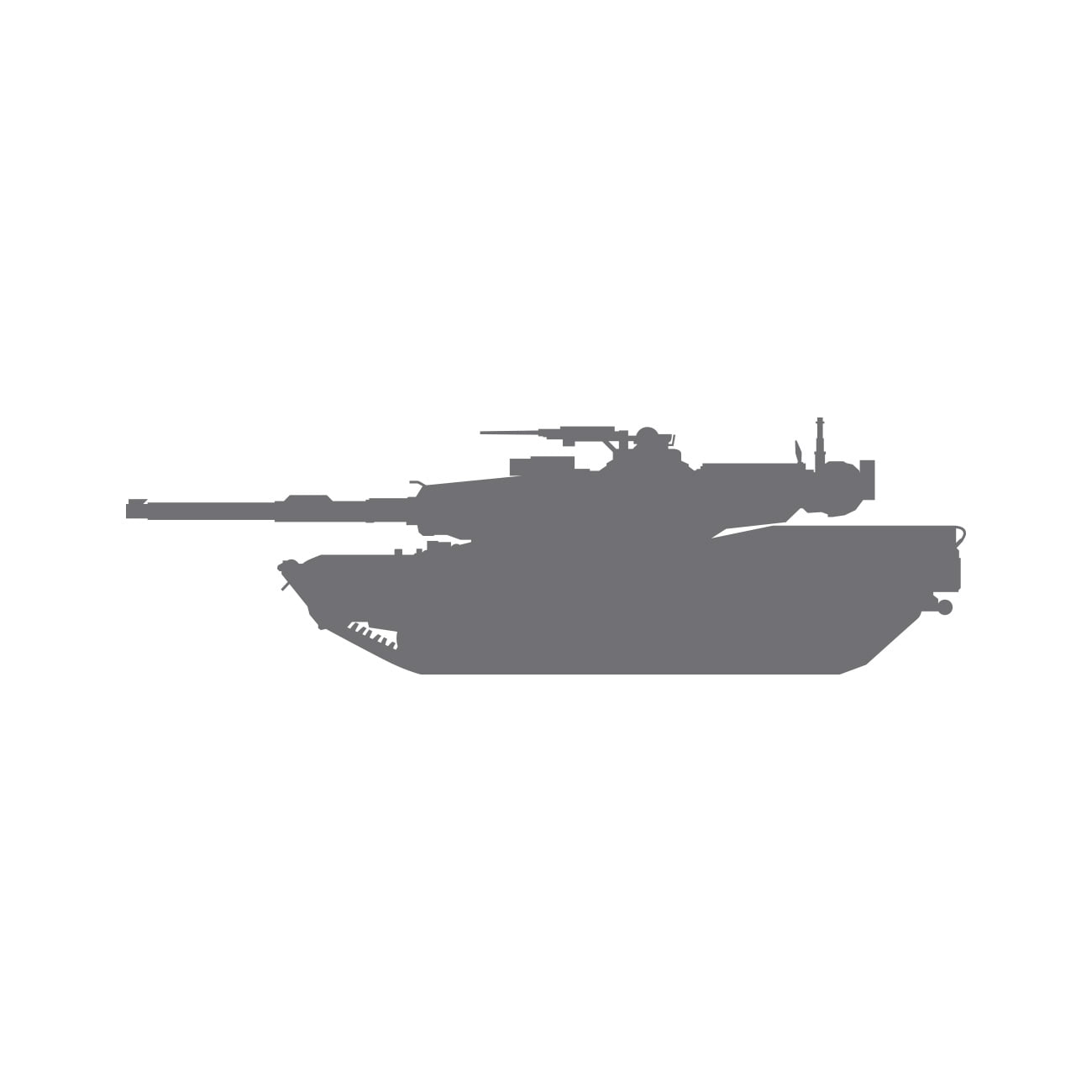 M1A1 Abrams Sticker Decal Die Cut - Self Adhesive Vinyl - Weatherproof ...