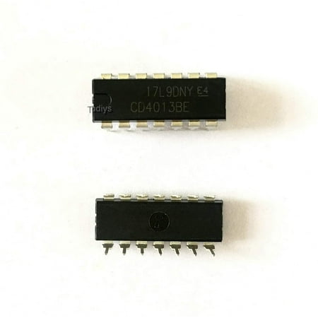 Plannu New 30Pcs for CD4013BE HEF4013B HEF4013BP HCF4013BE DIP-14 CMOS Dual D-Type Flip-Flop IC ...