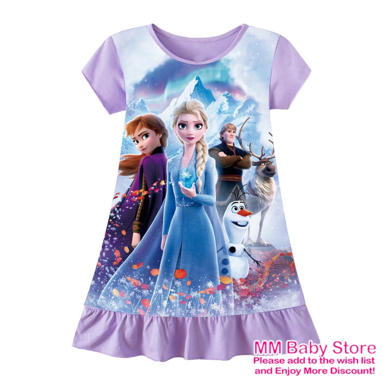 Click here for Fashion Trade Summer New Cartoon Anna Elsa Printin... prices