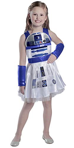 Girls Classic Star Wars R2D2 Dress Costume - Walmart.com