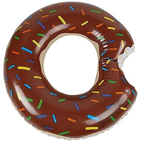 Donut Pool Float Inflatable Funny Raft Rings Swim Pool Tube Toys for ...