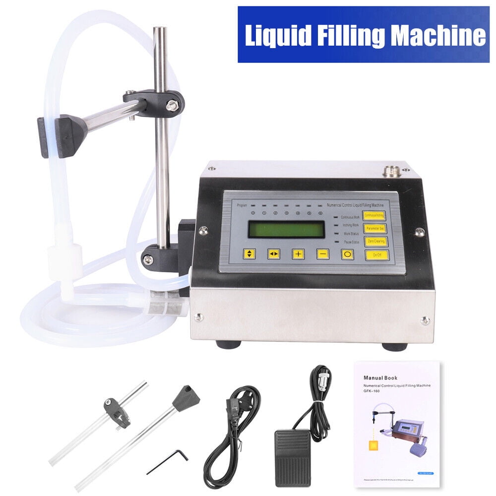 GFK-160 Digital Liquid Filling Machine 2-3500ml Automatic Bottle Liquid ...