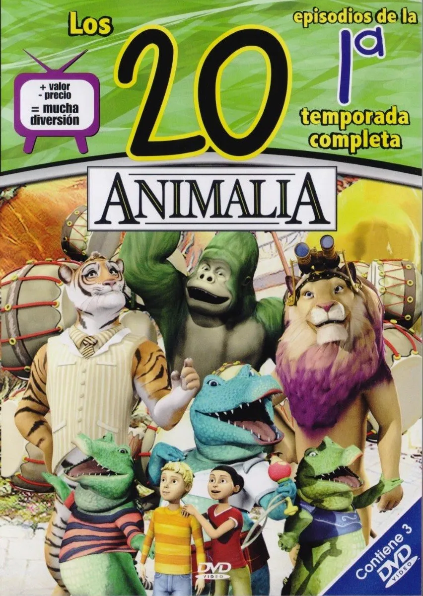 Animalia ON SCREEN FILMS Temporada 1 DVD 20 Episodios | Bodega Aurrera ...