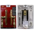 Larson Certified Brass Storm Door Handle Set with Lock, M2 Mortise ...