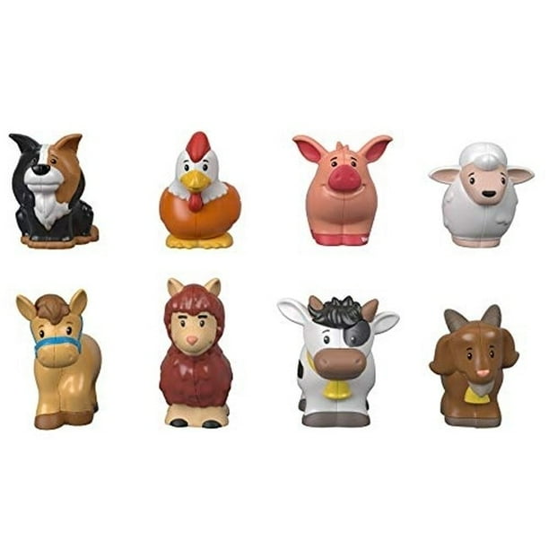 Fisher-Price Little People Farm Animal Friends 8 Piece Set - Walmart ...