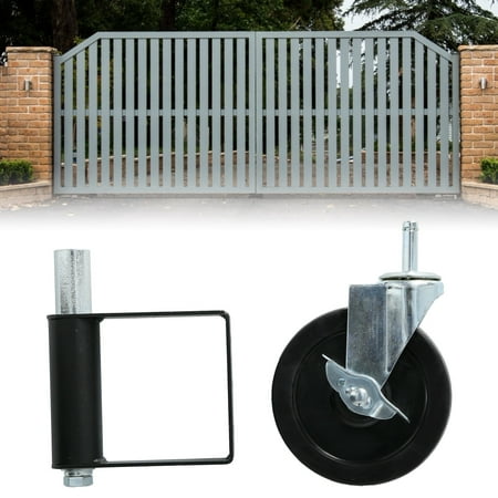 Dioche Sturdy Gate Wheel, Door Wheel, Home For Wooden Gates Tubular ...