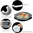 Casewin Reusable Bowl Covers with Elastic, Plastic Food Storage Cover ...