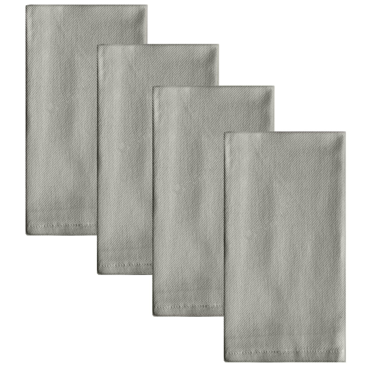 Click here for Fabstyles Casual Classic Set Of 4 Cotton Napkin Gr... prices