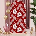 Arch Backdrop 7.2 Ft, Red Pineapple Floral Spandex Stretch Fitted Arch ...