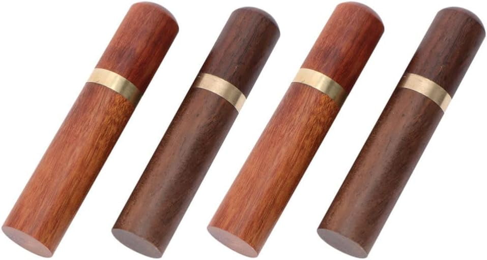 8pcs Wooden Sewing Needles Holder Hand Sewing Needles Tube Portable ...