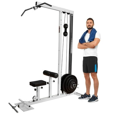 Valor Fitness LAT Pull Down Cable Machine - Wall Mount - 16 Adjustable ...