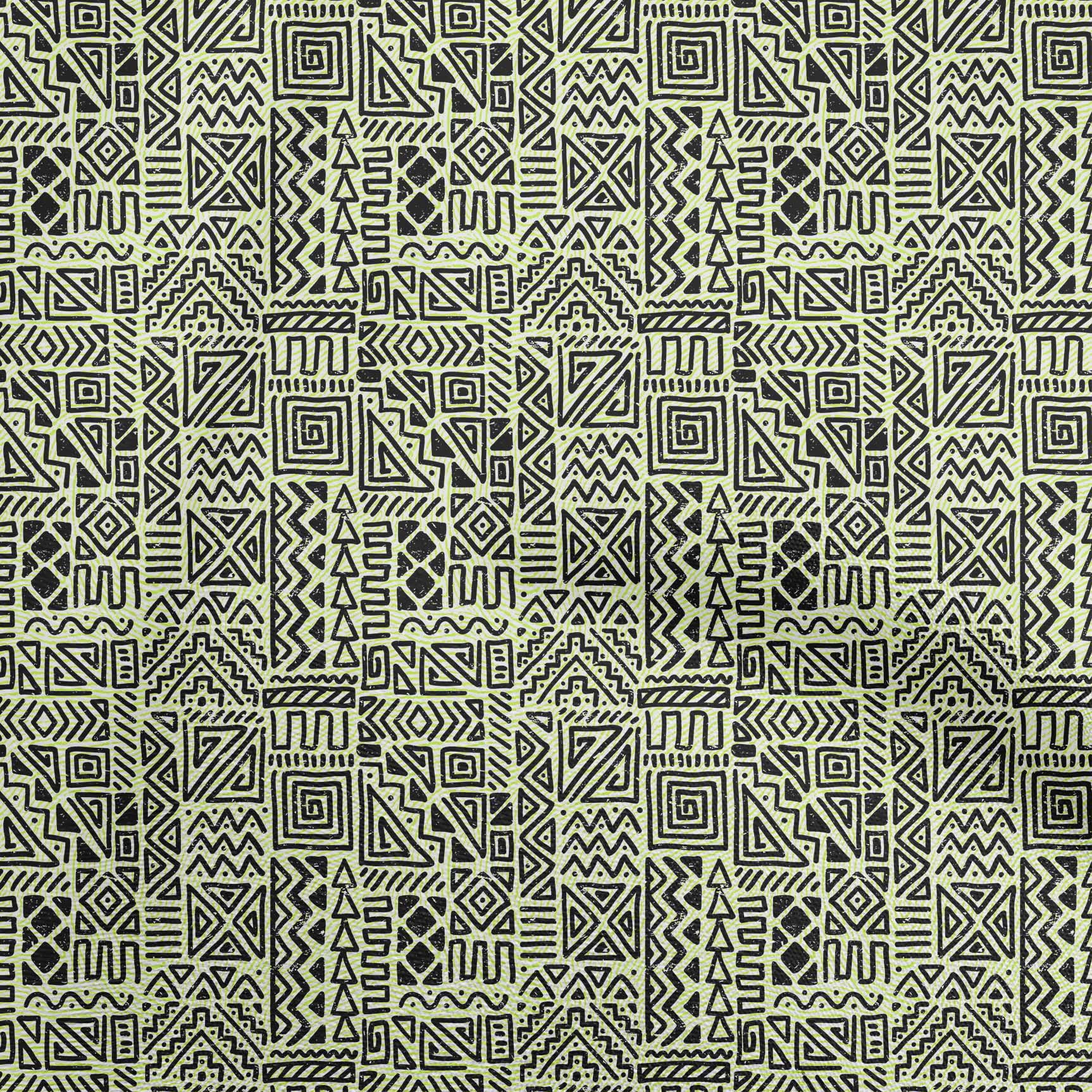 oneOone Cotton Poplin Black Fabric African Sewing Material Print Fabric ...