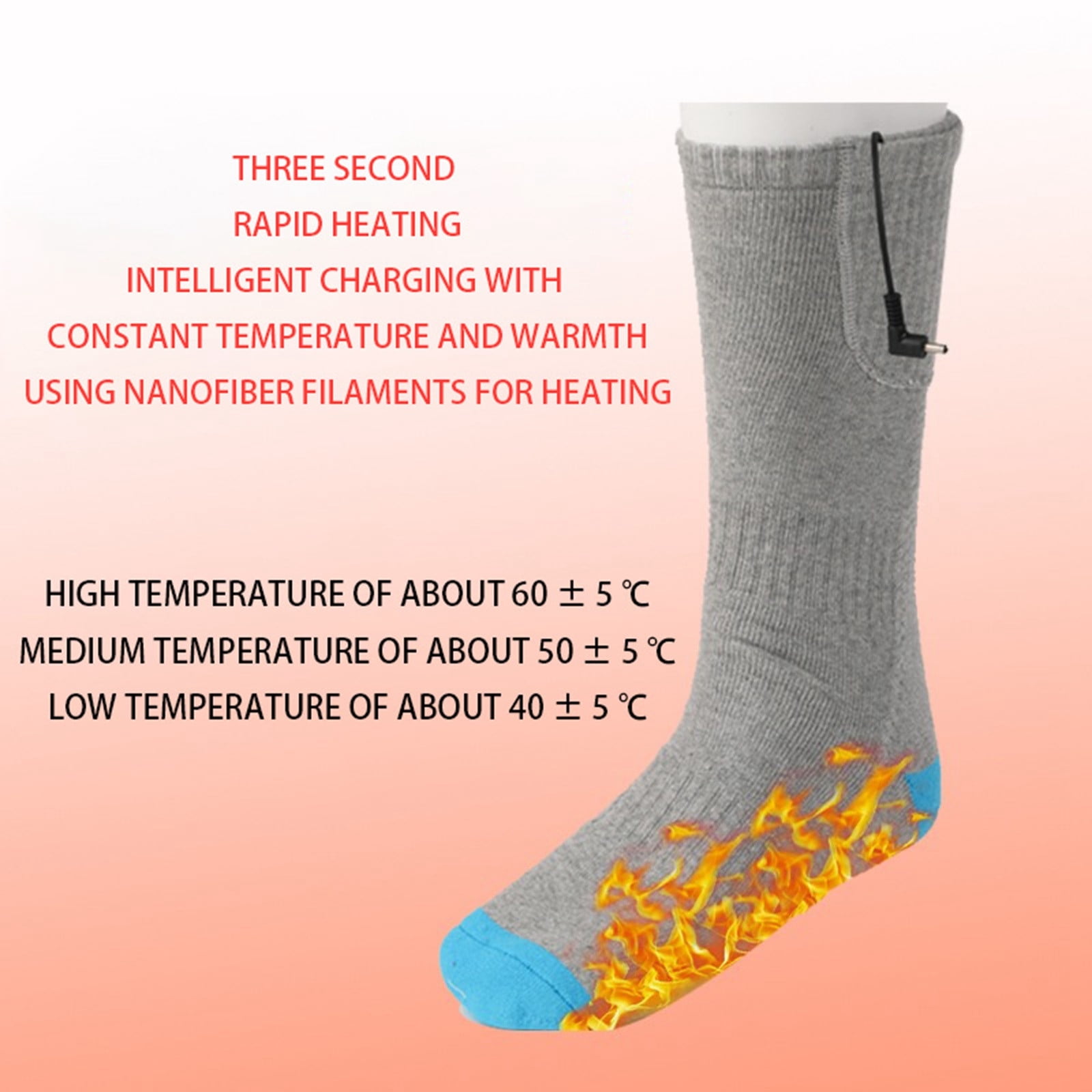 Click here for Hearth & Gear Rechargeable Heated Socks For Winter... prices