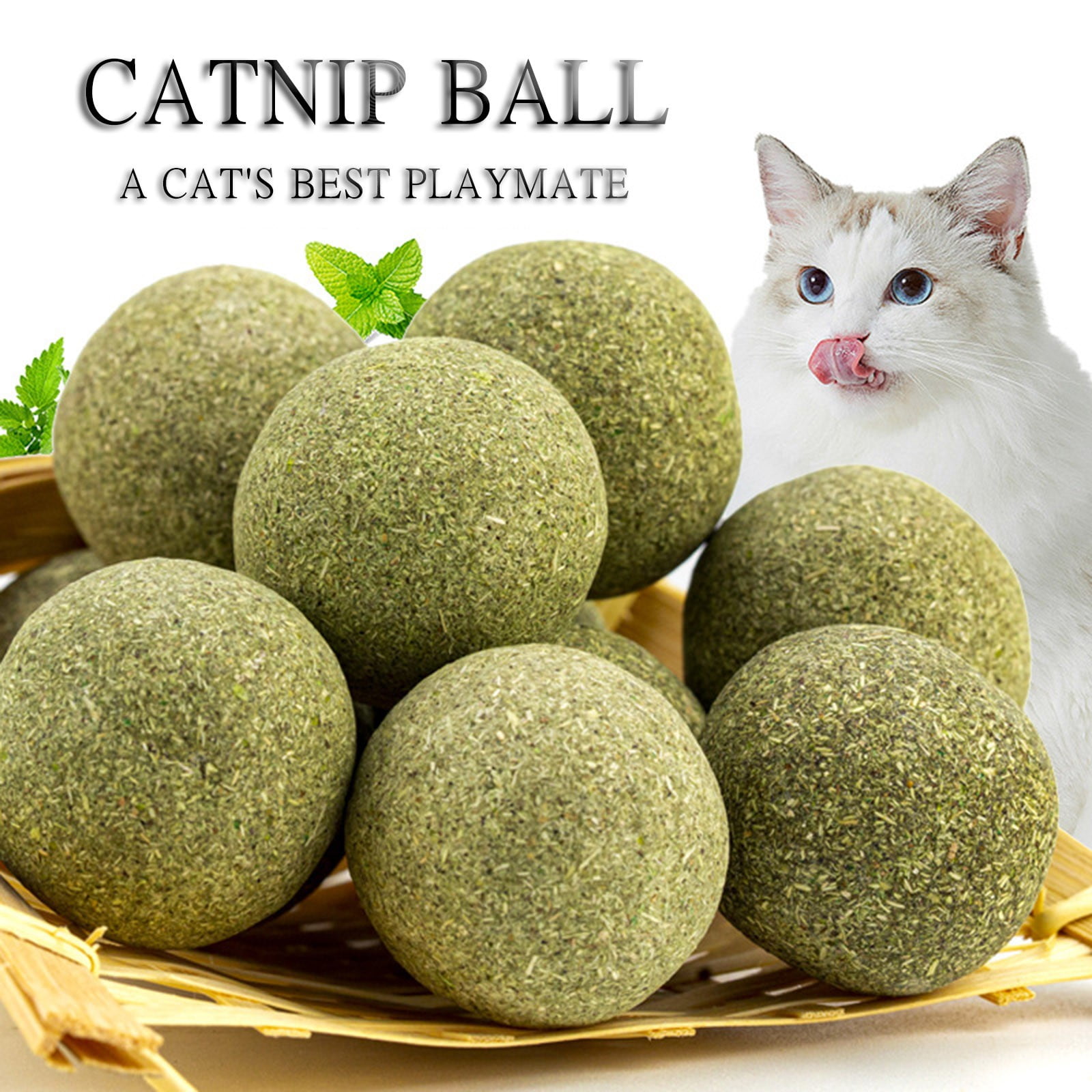 Click here for Rkstn Catnip Balls Cats Toy Catnip Ball 5cm/10cm G... prices