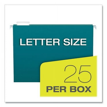 Pendaflex Standard Colored File Folder, Letter Size, 1/3 Cut Tabs ...