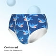 Boys Underwear - Funny Cartoon Cute Shark Blue_A Soft Cotton Boys ...