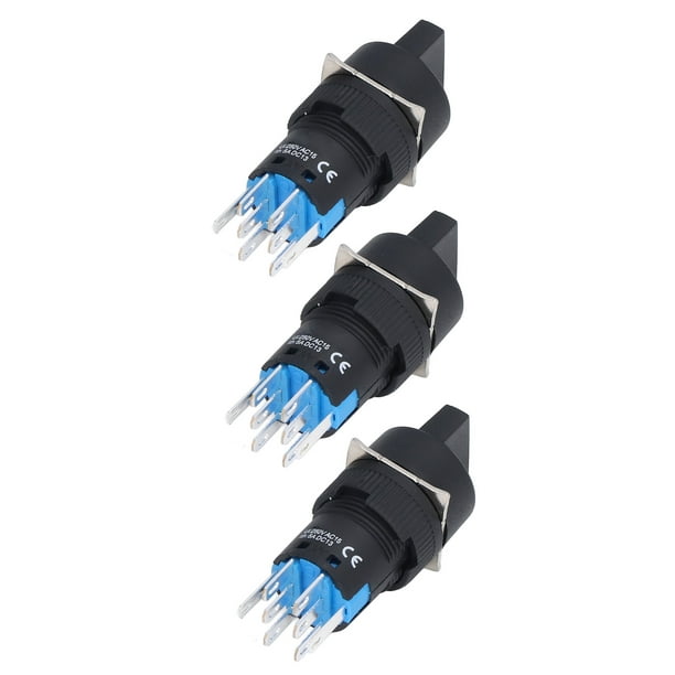 Interruptor selector, interruptor selector de 25 piezas 3 botones de ...