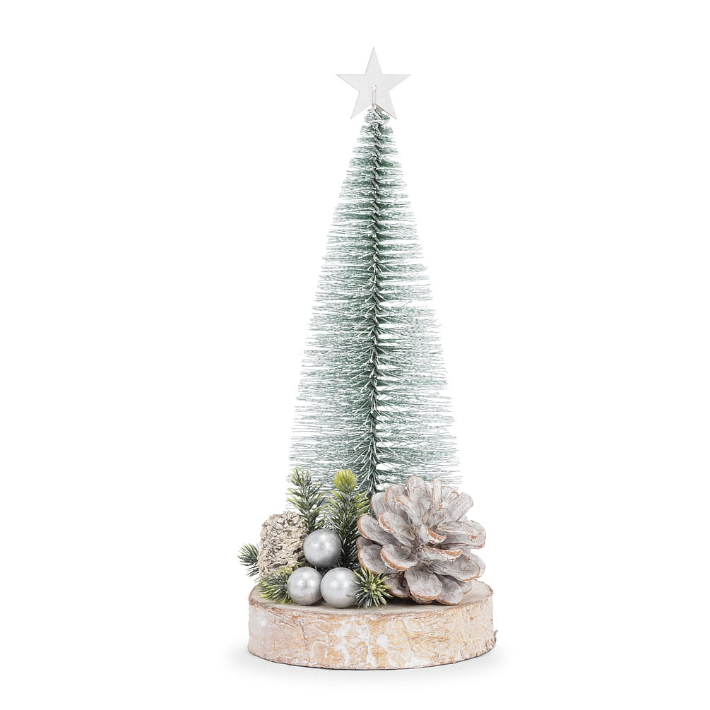Set of 4 Brush Tree with Pinecones - Walmart.com