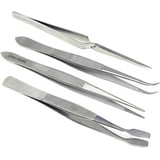 A2ZScilab - 4Pcs Precision Tweezers Set - Anti - Rust Stainless Steel ...
