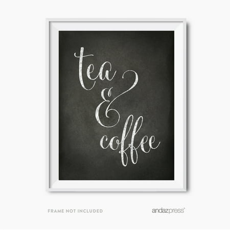 Tea & Coffee Vintage Chalkboard Wedding Party Signs - Walmart.com