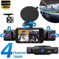 4 Channel 360° Dash Cam 1080P - 24H Parking Monitor, G-Sensor Loop ...
