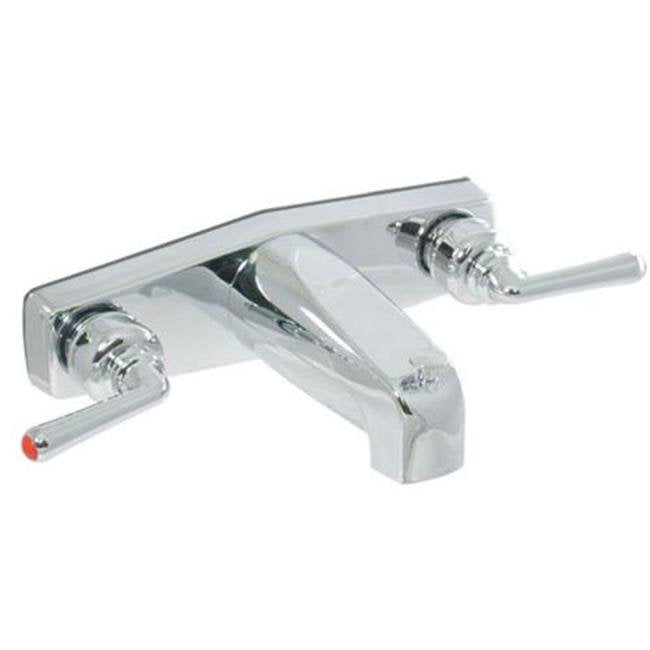 Faucet Utopia 1207.1769 4 in. Tub & Shower D- Spud, White - 2 Handle ...