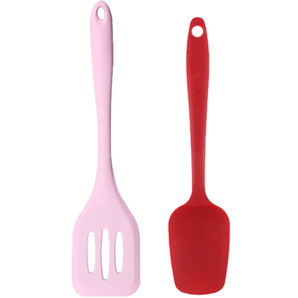 2 Piece Mini Kitchen Utensil Set- Silicone Kitchen Tools with Spatulas ...