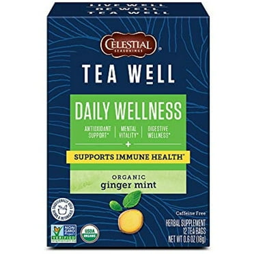 Twinings Daily Wellness Tea, Variety Pack, Flavored Herbal & Green Tea ...