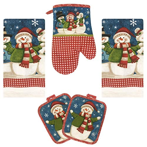 Five Piece Snowman Kitchen Set Linens Home & Living Kitchen & Dining ...