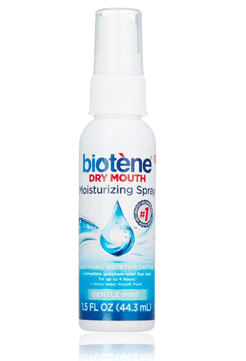 biotene Moisturizing Mouth Spray Gentle Mint, 1.5 FL OZ (Pack of 4 ...