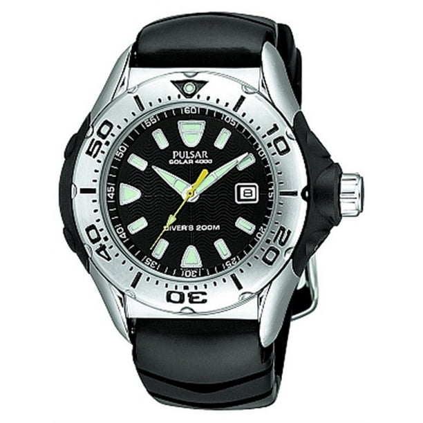 Pulsar - Men's Solar 4000 Technology 200M Dive Watch PUA115 - Walmart ...