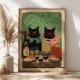 Cat Sushi Poster – Whimsical Japanese Dining Art Print (Unframed ...